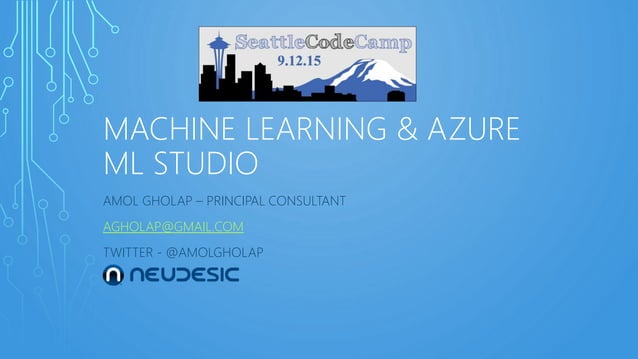 Microsoft azure machine learning | PPT
