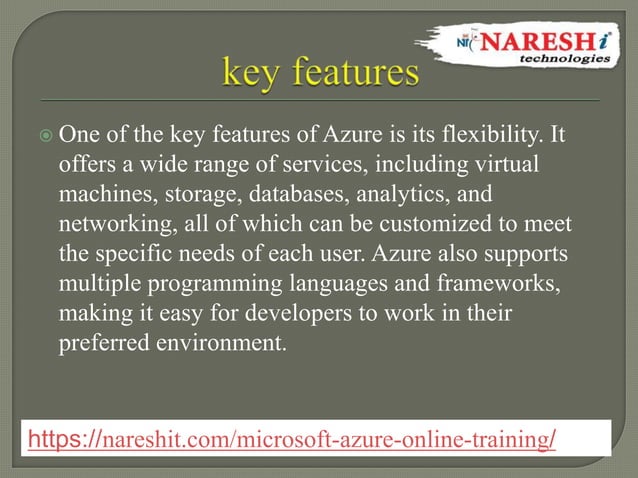 Microsoft Azure Online Training | PPTX