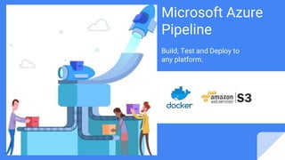 Microsoft azure pipeline + Docker + Amazon s3 + Jekyll + github | PPT