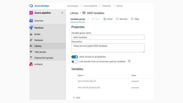 Microsoft azure pipeline + Docker + Amazon s3 + Jekyll + github | PPT