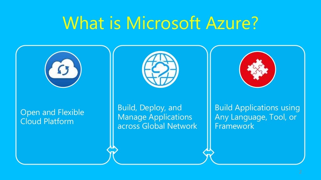 Microsoft Azure cloud services