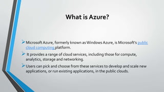 Microsoft Azure | PPTX