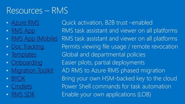 Microsoft Azure Rights Management | PPT