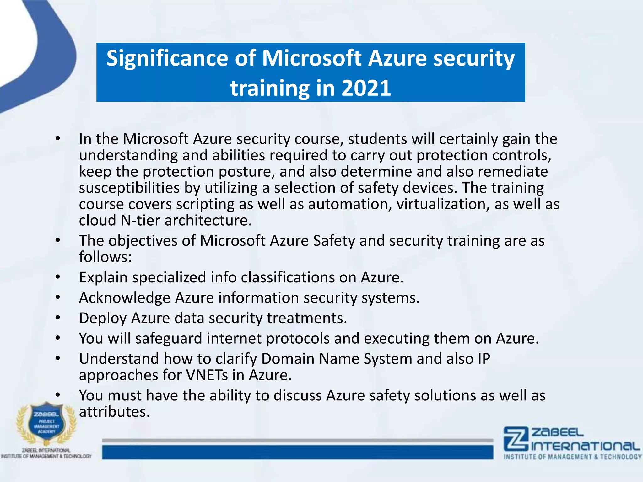 What is Microsoft Azure Security?-Microsoft Azure security | PPT