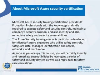 What is Microsoft Azure Security?-Microsoft Azure security | PPT