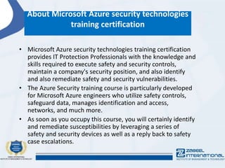 What is Microsoft Azure security technologies?-Microsoft Azure security ...