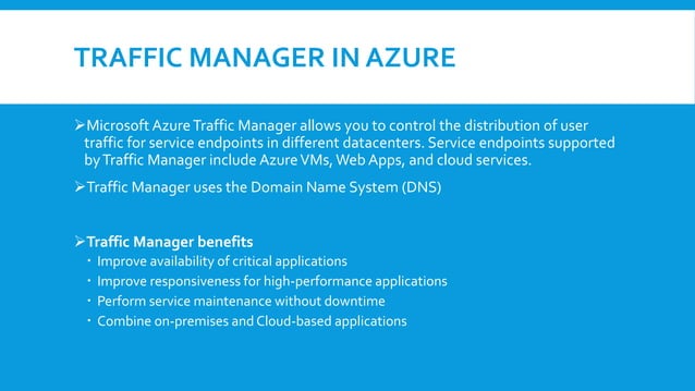 Microsoft Azure Networking Basics | PPTX | Cloud Computing | Internet