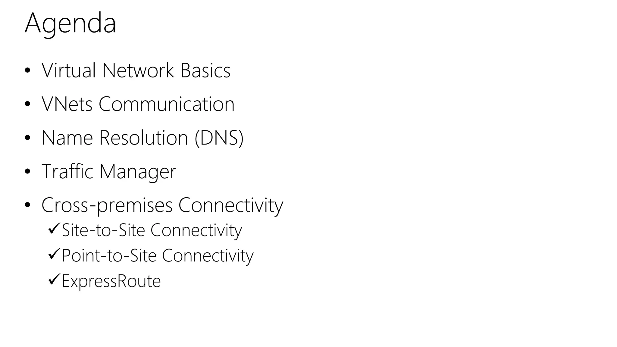 Microsoft Azure Virtual Networks | PPTX