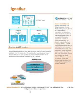 Microsoft Azure White Paper | PDF