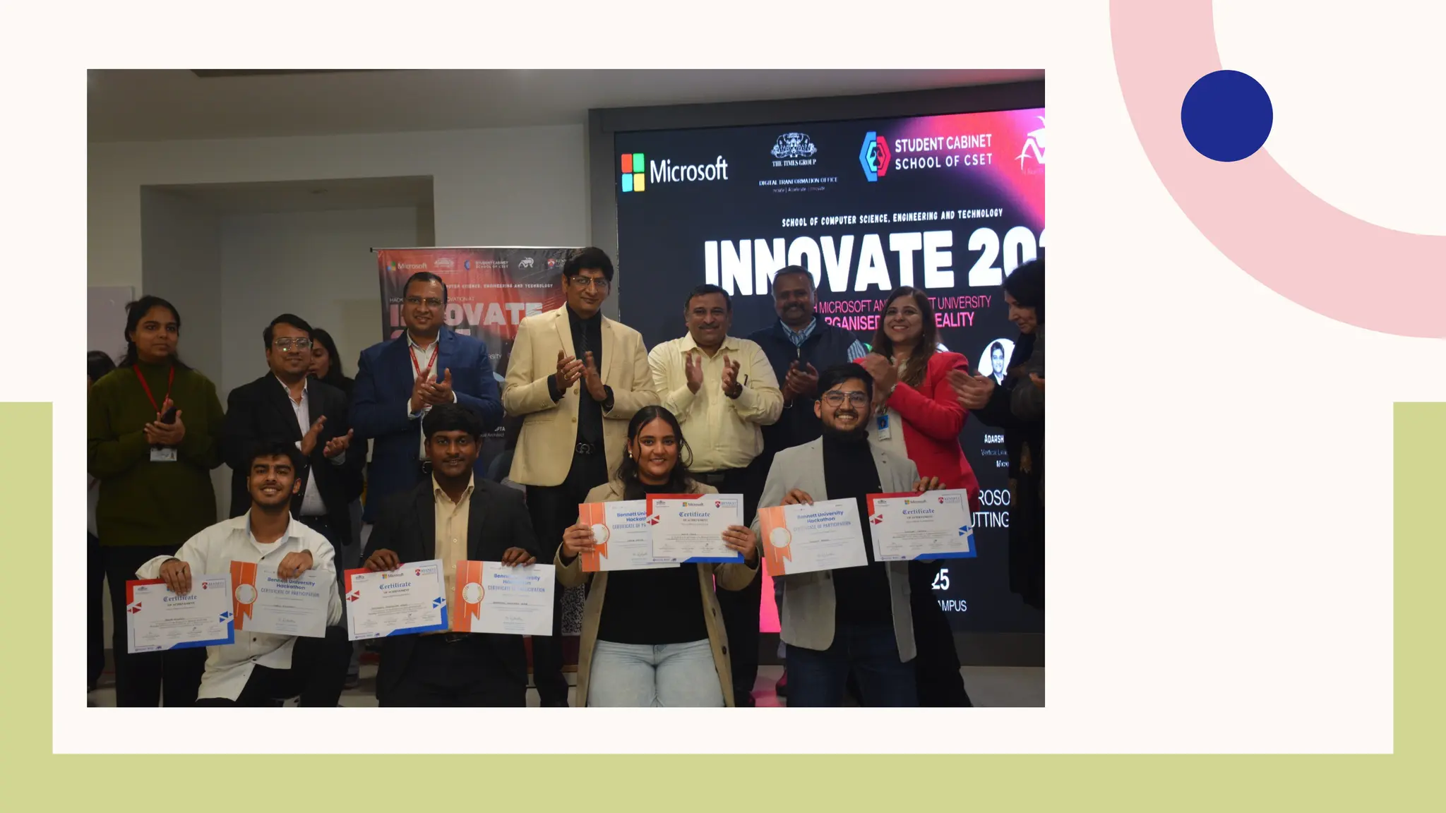 Microsoft Bennett Hackathon – AI Innovate 2025, bennett.edu.in