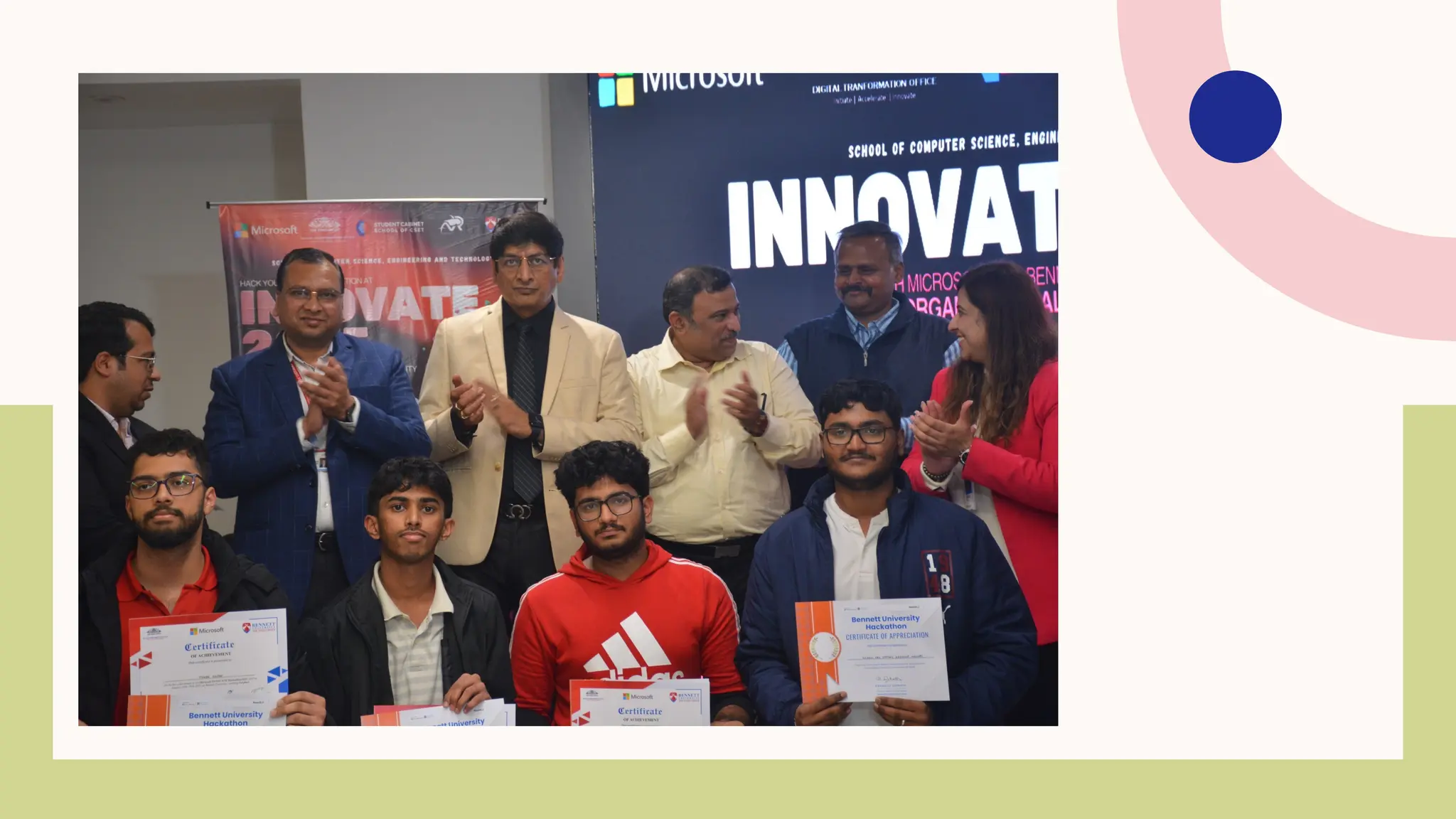 Microsoft Bennett Hackathon – AI Innovate 2025, bennett.edu.in