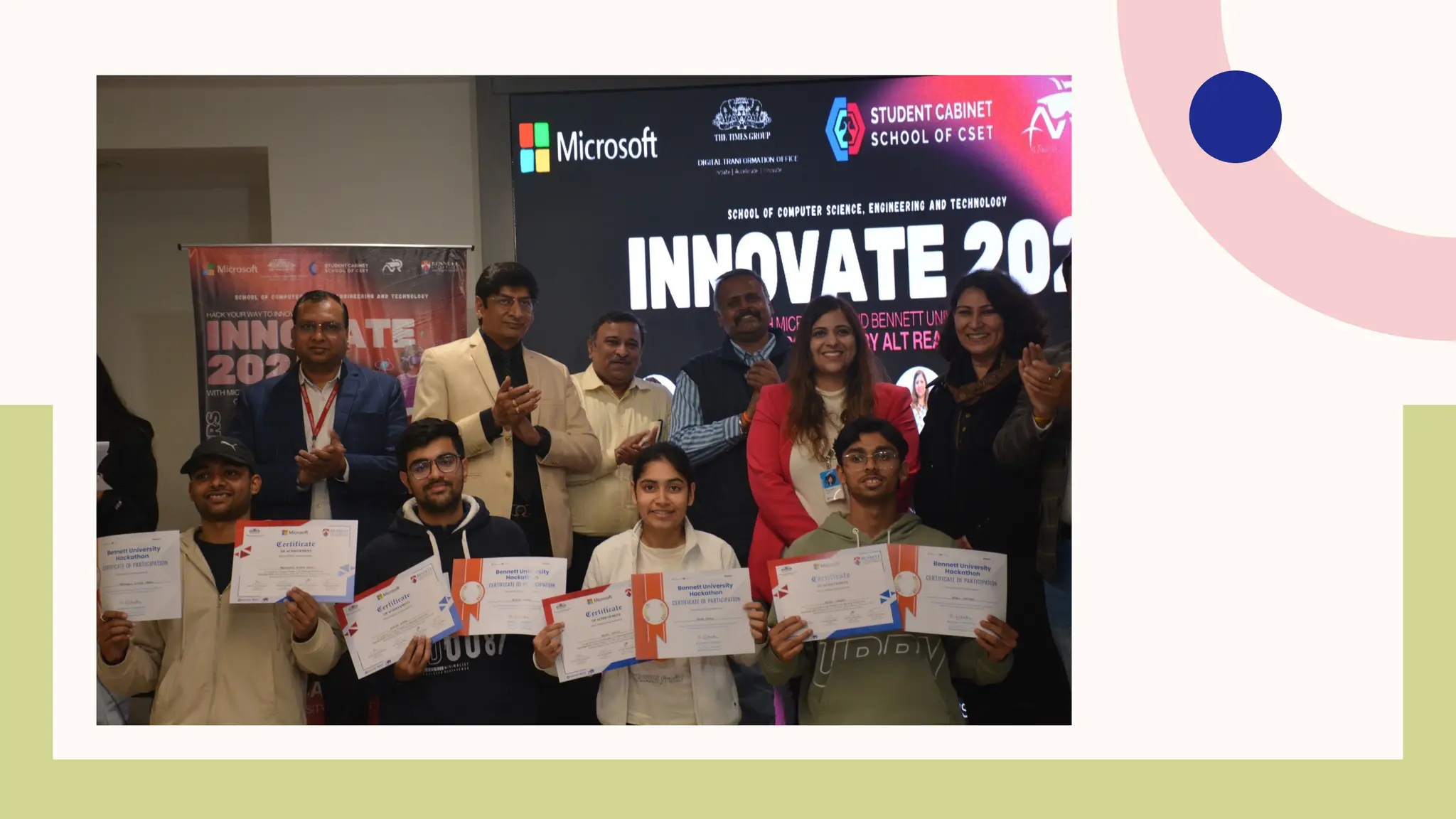 Microsoft Bennett Hackathon – AI Innovate 2025, bennett.edu.in