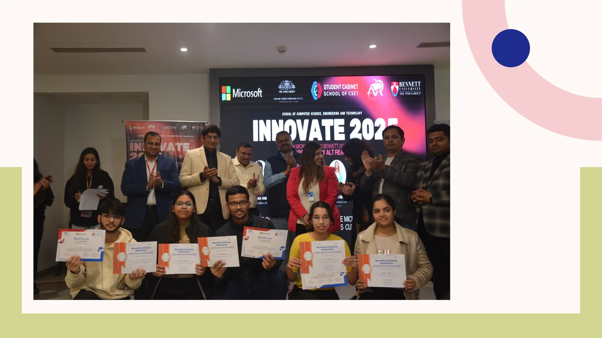 Microsoft Bennett Hackathon – AI Innovate 2025, bennett.edu.in