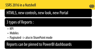 Microsoft BI demystified: SharePoint 2016 BI or for PowerBI v2? | PPT