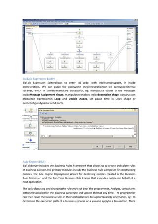 Microsoft BizTalk server seen by the programmer’s eyes | PDF