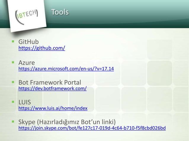Microsoft bot framework | PPTX