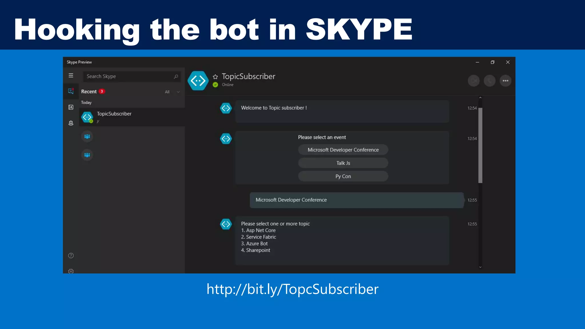 Microsoft bot framework in azure | PPTX