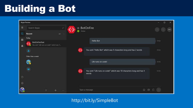 Microsoft bot framework in azure | PPTX