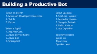 Microsoft bot framework in azure | PPT