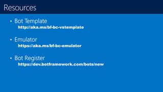 Microsoft bot framework in azure | PPT
