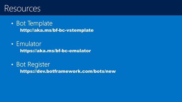 Microsoft bot framework in azure | PPTX