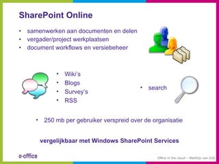 Microsoft BPOS overzicht en demonstratie | PPT