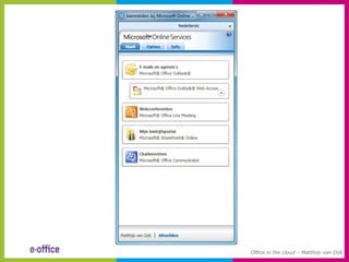 Microsoft BPOS overzicht en demonstratie | PPT