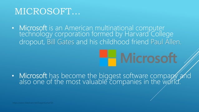 Microsoft case study | PPTX | Operating Systems | Computer Software and ...