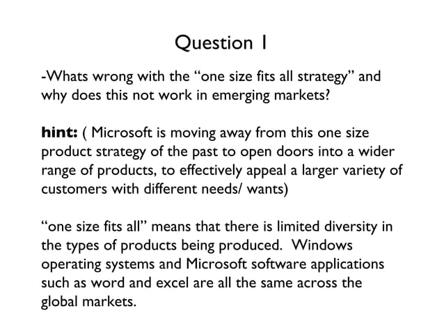 Microsoft case study revised | PPT