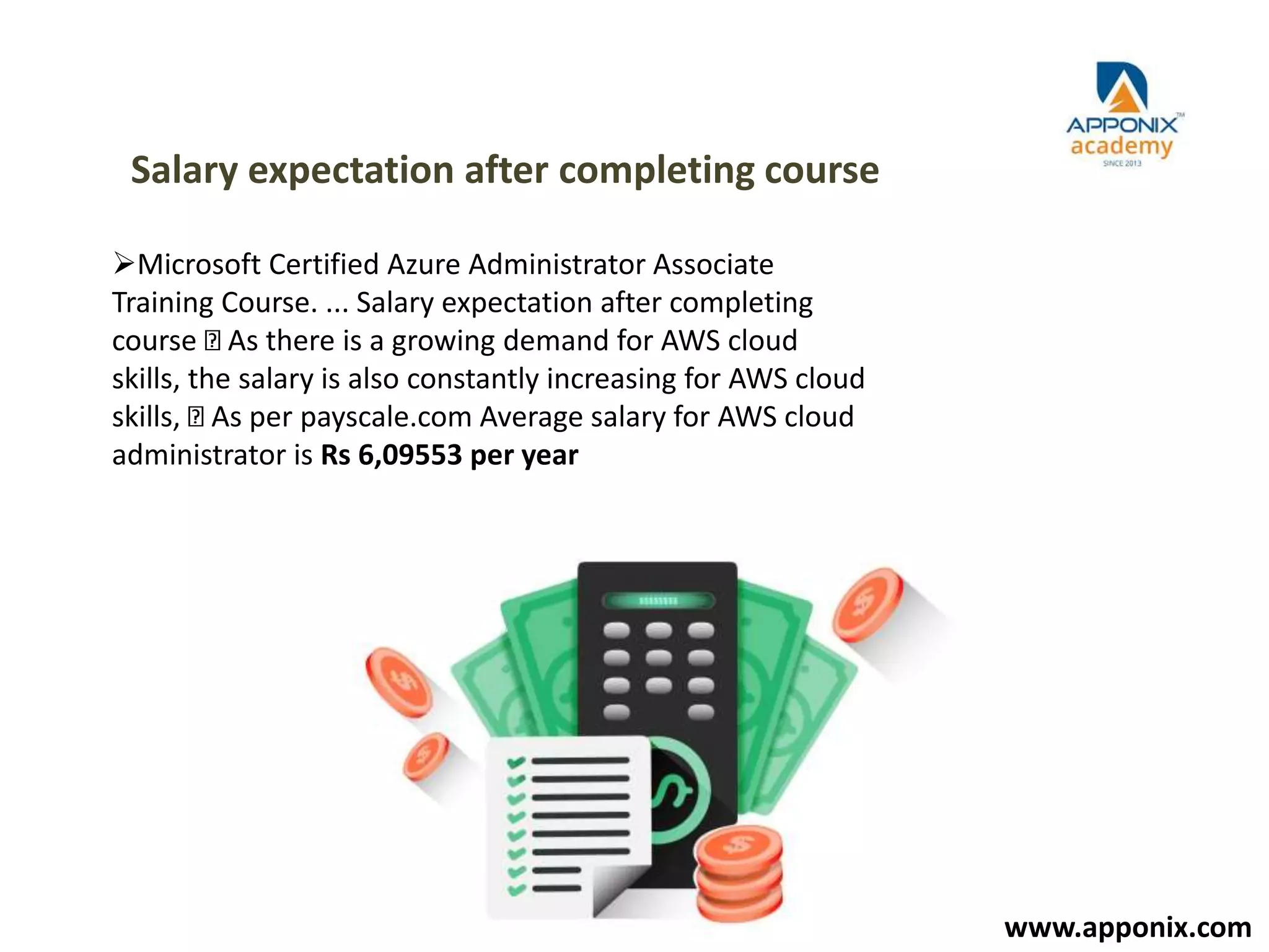 Microsoft certified azure administrator associate training course | PPT