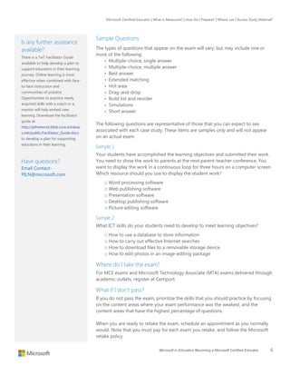 Microsoft certified educator_study_guide | PDF