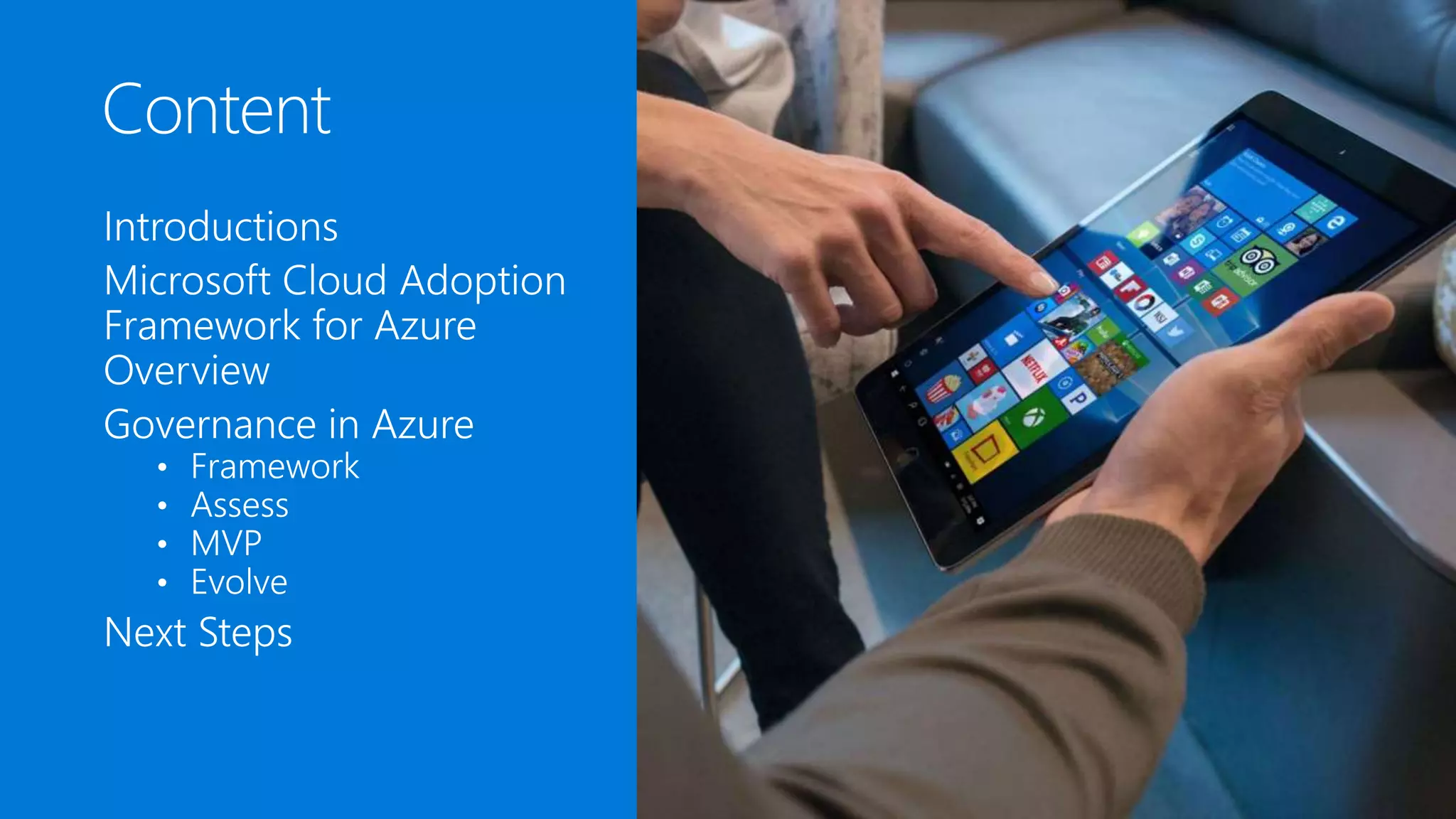 Microsoft Cloud Adoption Framework | PDF
