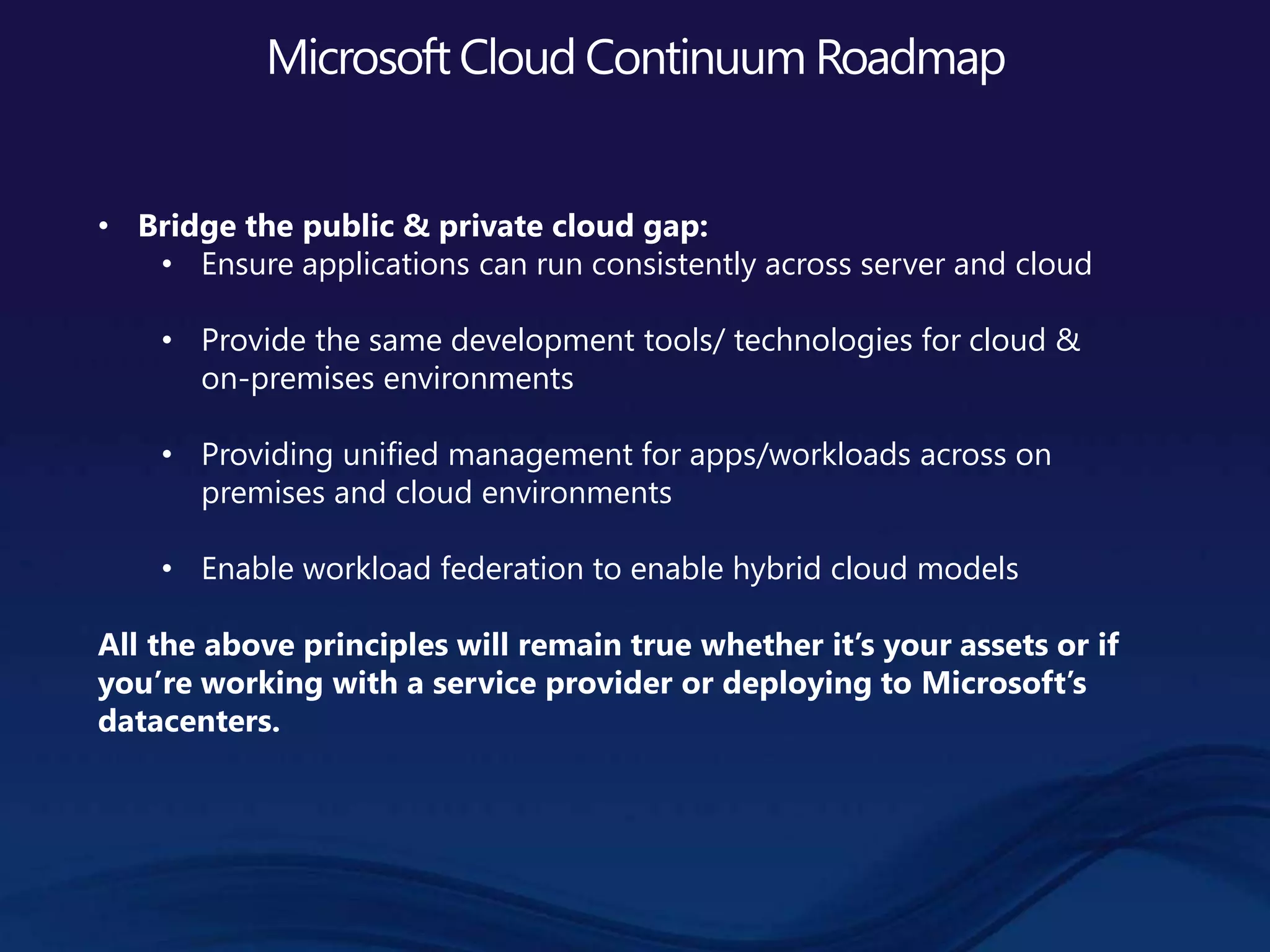 Microsoft cloud continuum | PPTX | Cloud Computing | Internet