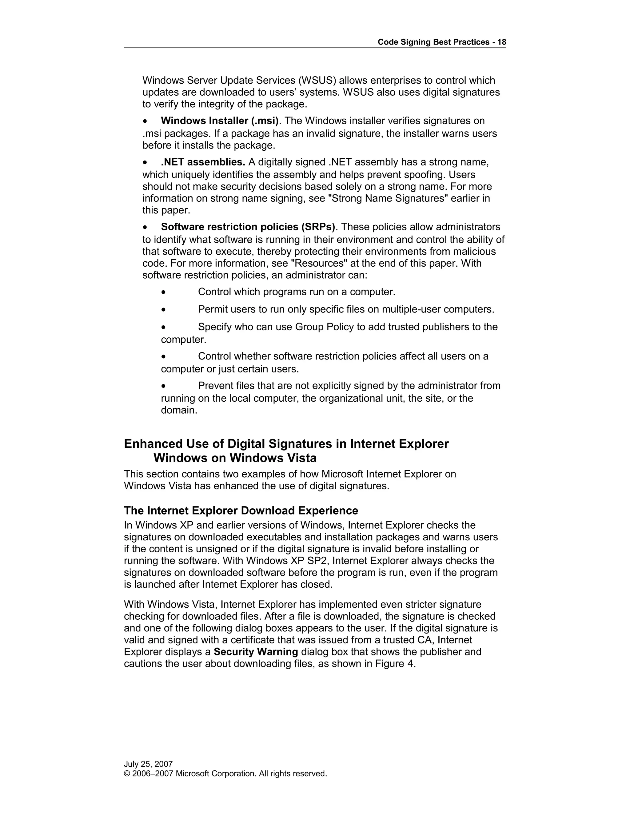 Microsoft Code Signing Certificate Best Practice - CodeSignCert.com