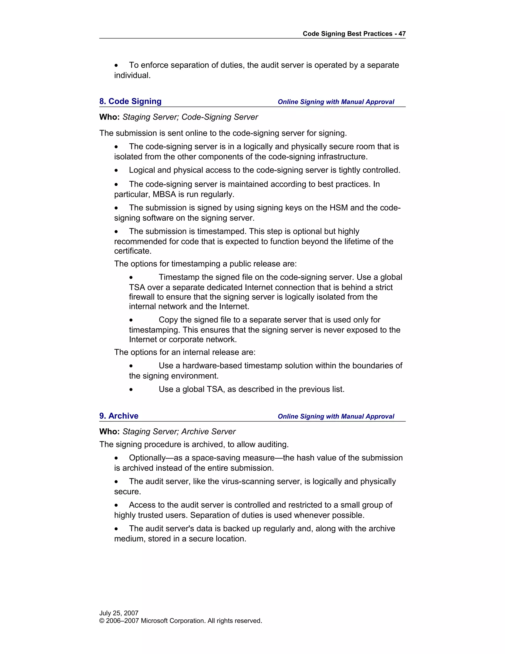 Microsoft Code Signing Certificate Best Practice - CodeSignCert.com