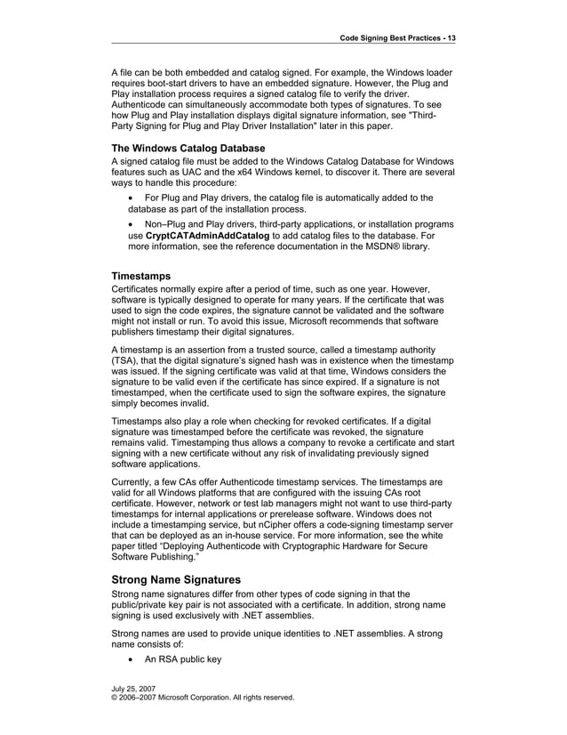 Microsoft Code Signing Certificate Best Practice - CodeSignCert.com