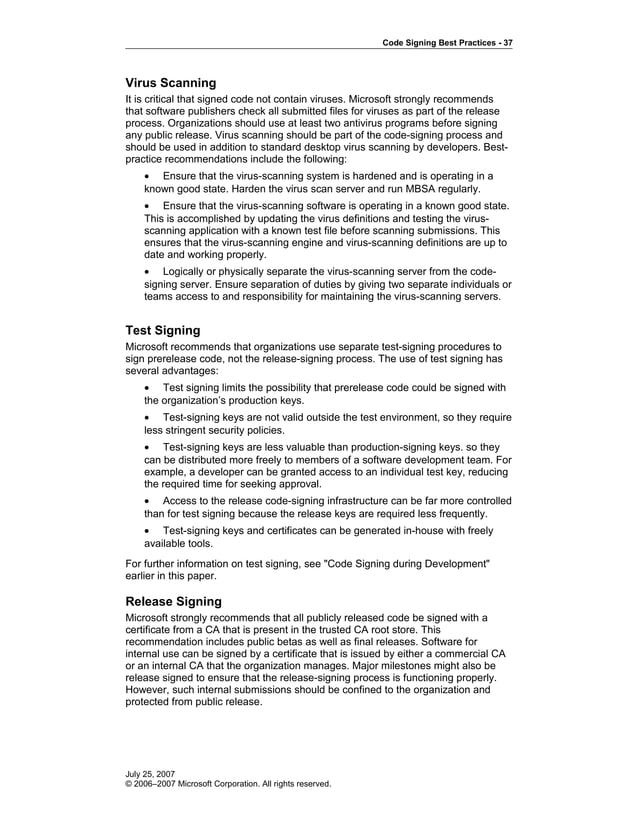 Microsoft Code Signing Certificate Best Practice - CodeSignCert.com