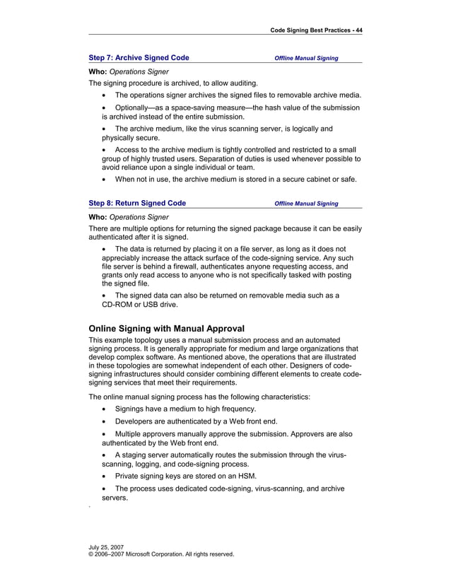 Microsoft Code Signing Certificate Best Practice - CodeSignCert.com