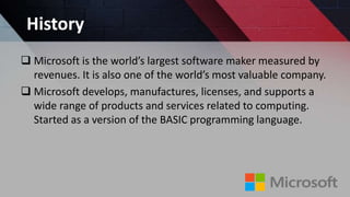 Microsoft company | PPTX