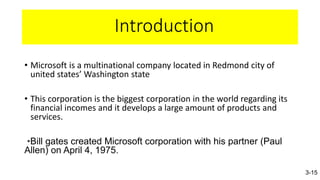 Microsoft corporation | PPT