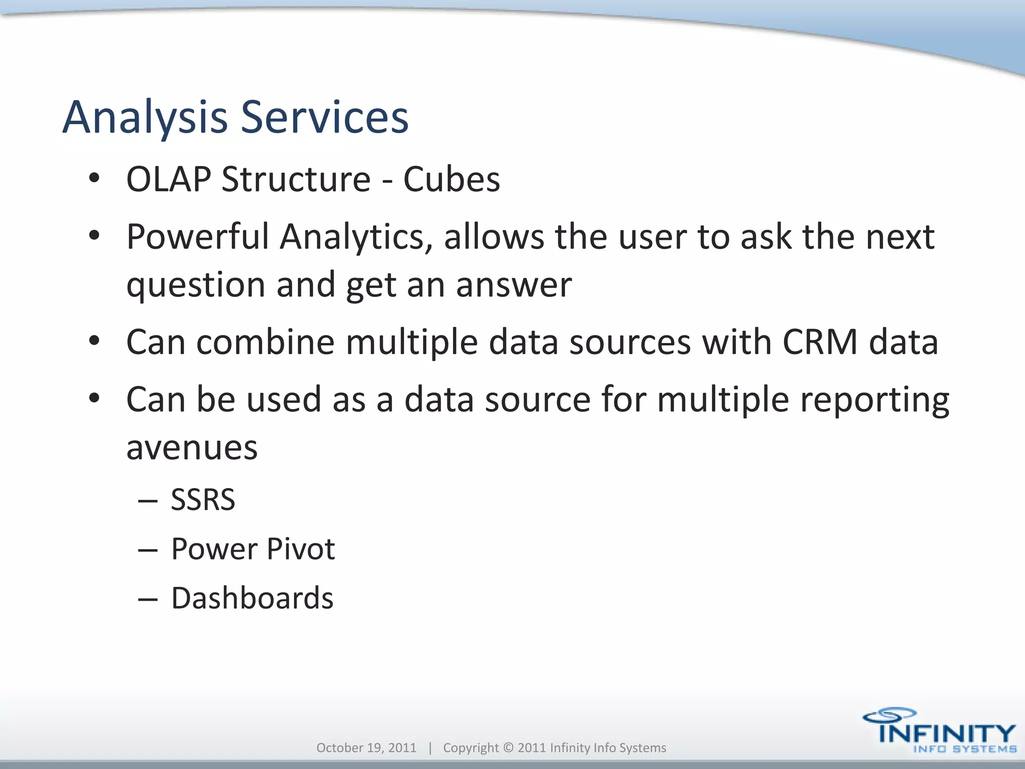 Microsoft Dynamics CRM: Reporting and Dashboards | PPTX