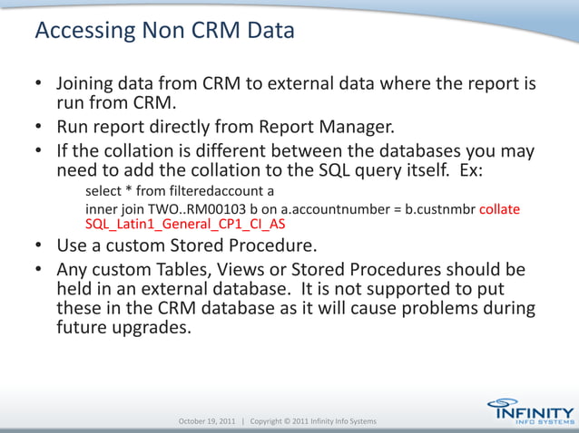 Microsoft Dynamics CRM: Reporting and Dashboards | PPTX