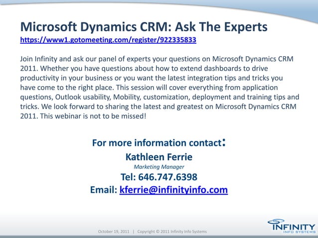 Microsoft Dynamics CRM: Reporting and Dashboards | PPTX