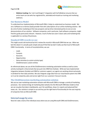 Microsoft crm implementation blueprint | PDF | Sales | Business