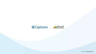 Microsoft CRM Roadshow Presentation by Postcode Anywhere | PPTX