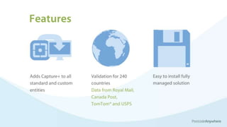 Microsoft CRM Roadshow Presentation by Postcode Anywhere | PPTX