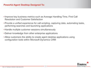 Microsoft CRM Webinar Trilogy Unified Service Desk | PPT
