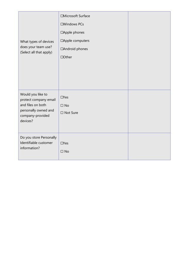 Microsoft CSP Briefing Pre-Engagement - Questionnaire | DOCX ...