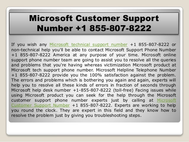 Microsoft customer support number | Microsoft Customer Support Toll F…