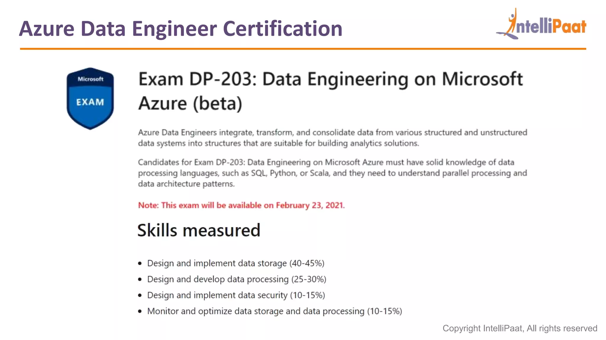 Azure Data Engineer Certification | How to Become Azure Data Engineer | PPT
